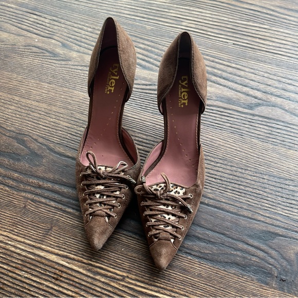 Richard Tyler | Shoes | Y2k Richard Tyler Brown Heels | Poshmark